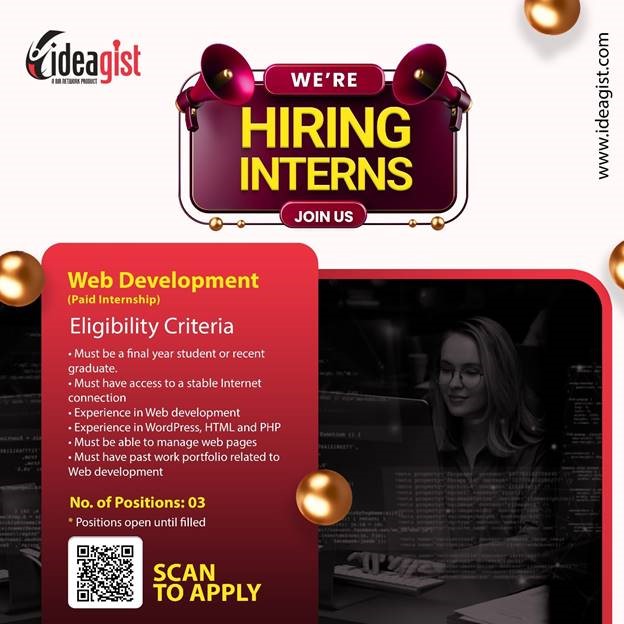 Invitation to Apply for Ideagist Internship Program 2023 – Dow ...